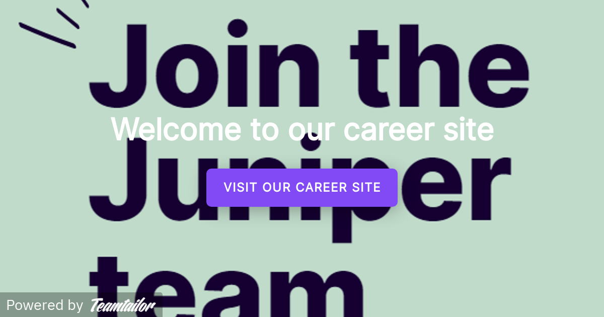 Join the Juniper team - Juniper Education