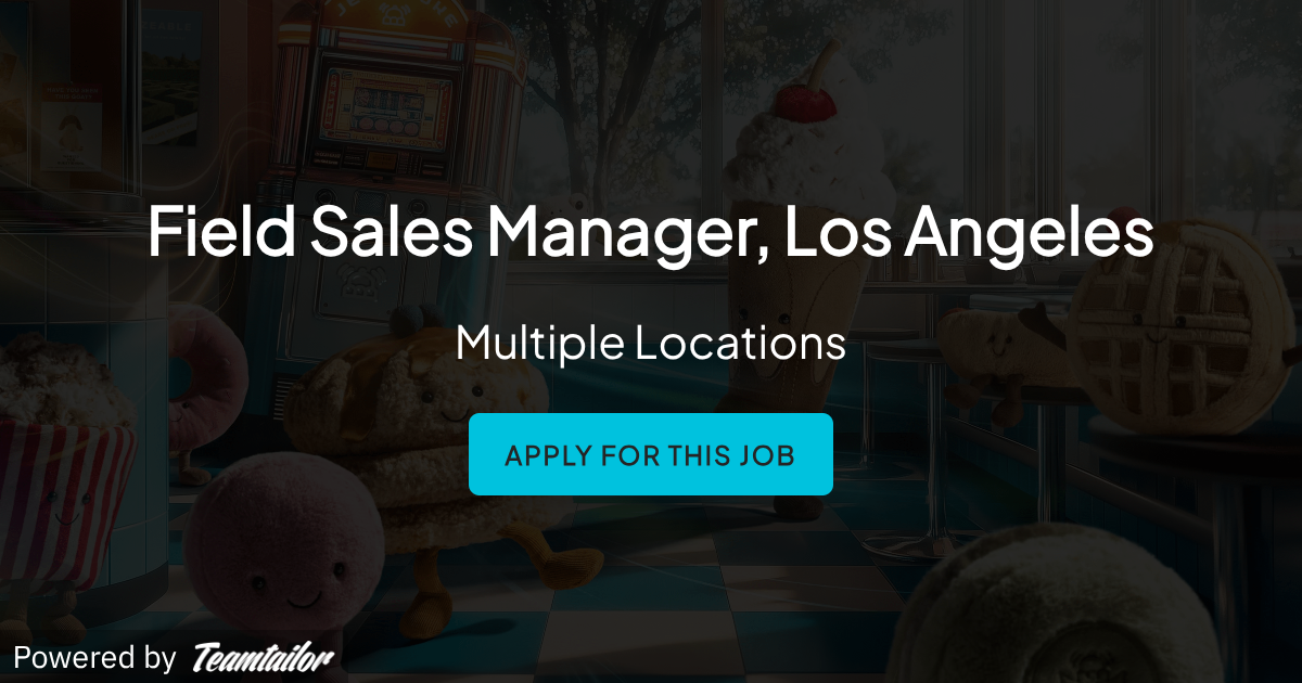 Field Sales Manager, Los Angeles - Jellycat
