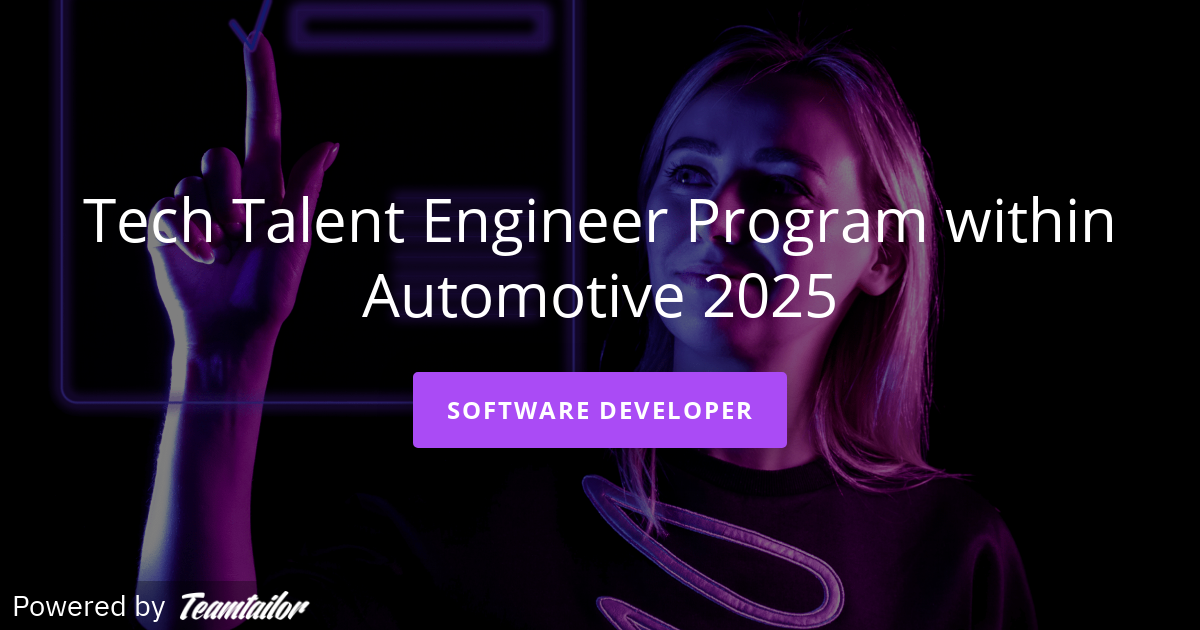 Software developer - Tech Talent Engineer Program within Automotive 2025 - NEXER TECH TALENT