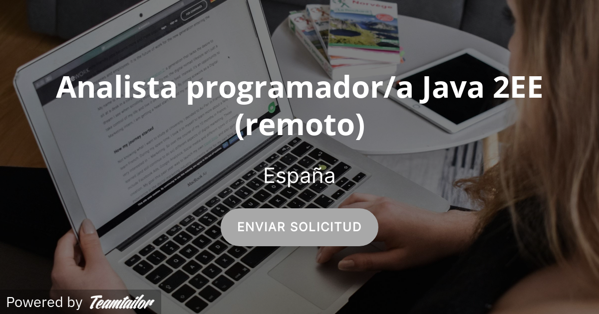 Analista programador/a Java 2EE (remoto) - The White Team