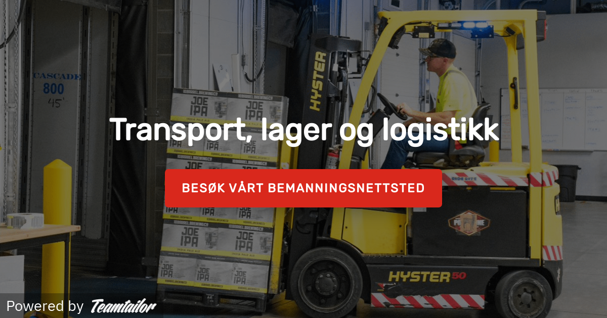 Transport, lager og logistikk - Adecco Karrieresenter