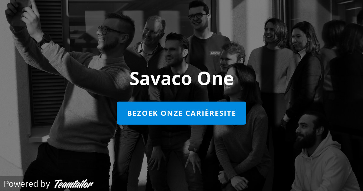 Savaco One - Savaco nv