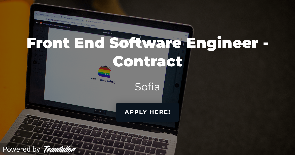 Front End Software Engineer - Contract - hedgehog lab