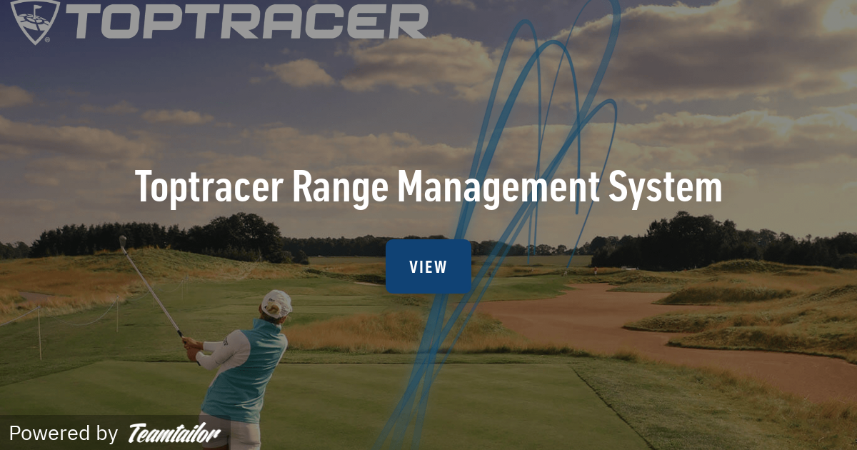 Toptracer Range Management System - Toptracer