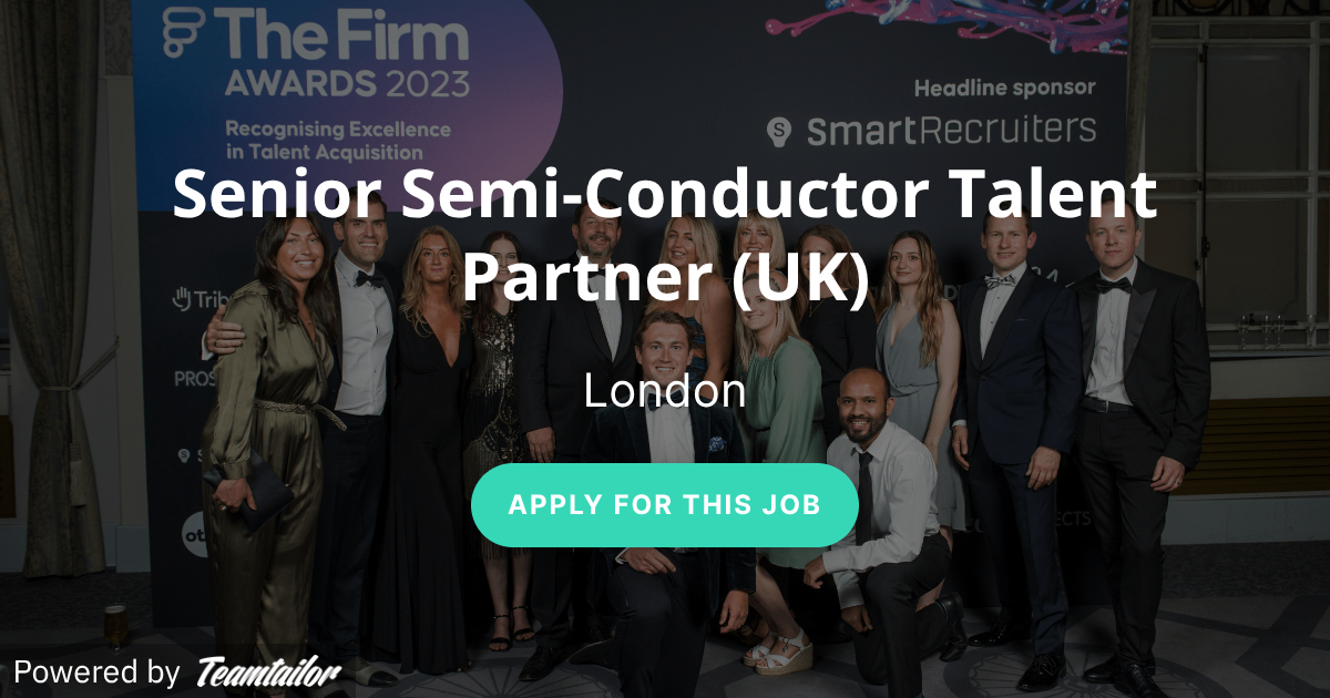 Senior Semi-Conductor Talent Partner (UK) - Chapter 2
