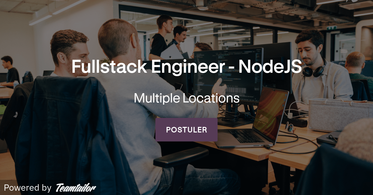 Fullstack Engineer - NodeJS - Ornikar