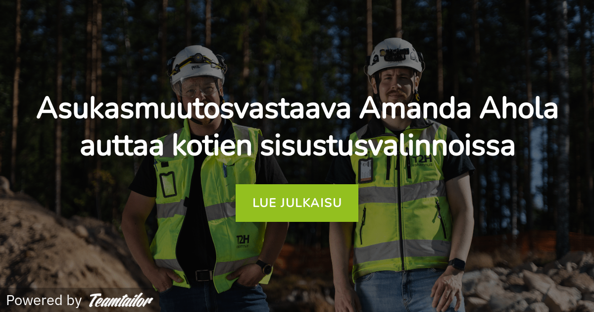 Asukasmuutosvastaava Amanda Ahola auttaa kotien sisustusvalinnoissa ...