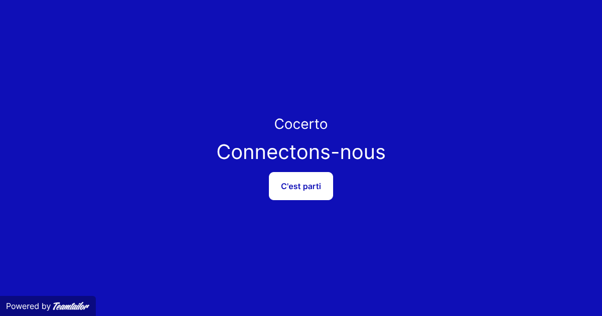 Cocerto – Connect