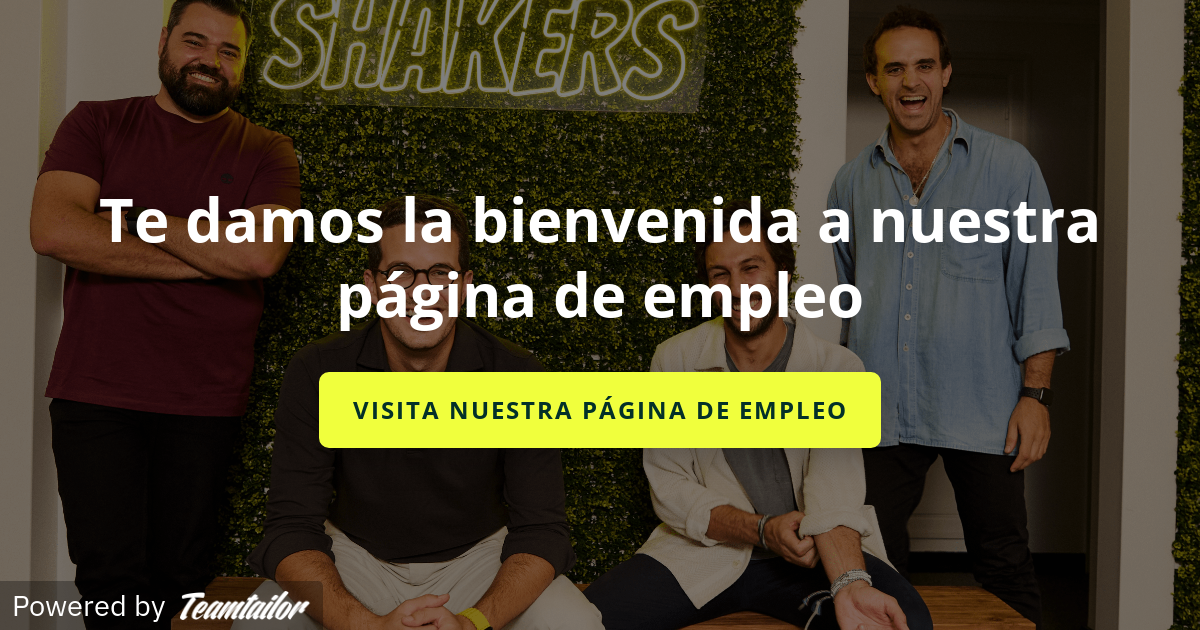 Welcome to our career site - Shakers