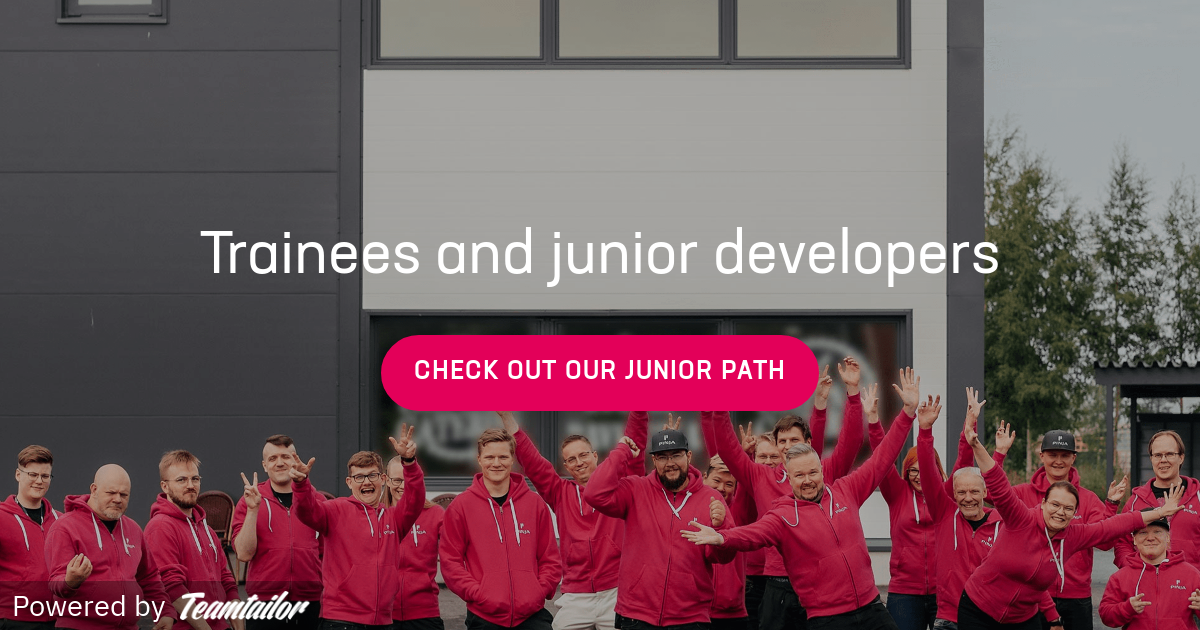Trainees and junior developers - Pinja