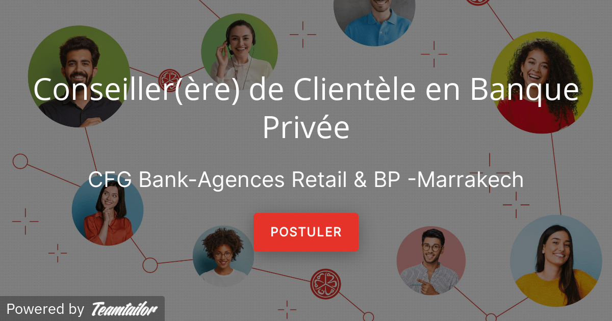 Conseiller(ère) de Clientèle en Banque Privée - CFG Bank