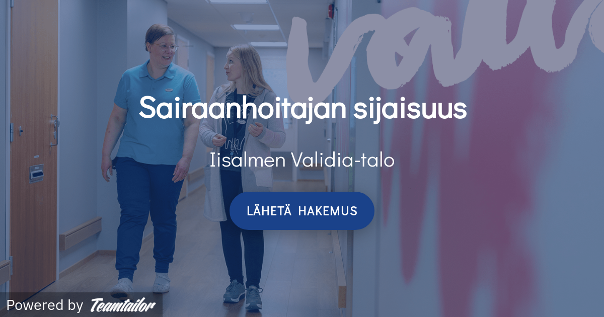 Sairaanhoitajan sijaisuus - Validia Oy