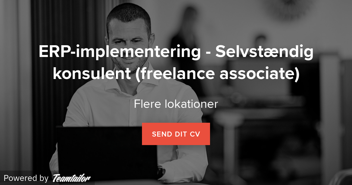 ERP-implementering - Selvstændig konsulent (freelance associate) - Basico