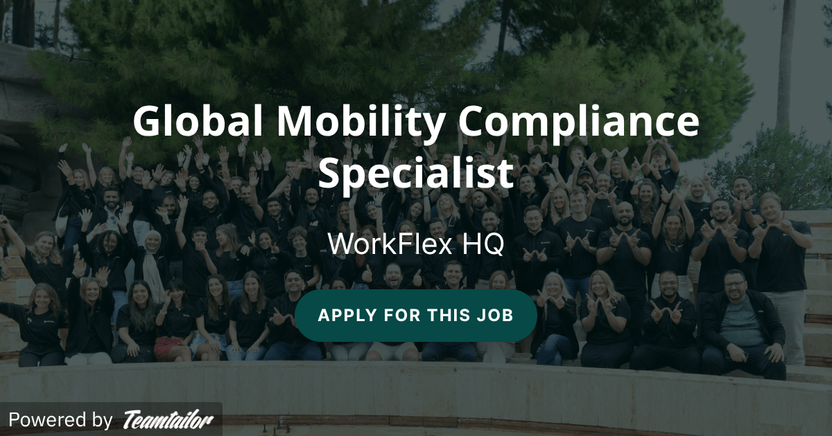 Global Mobility Compliance Specialist - WorkFlex