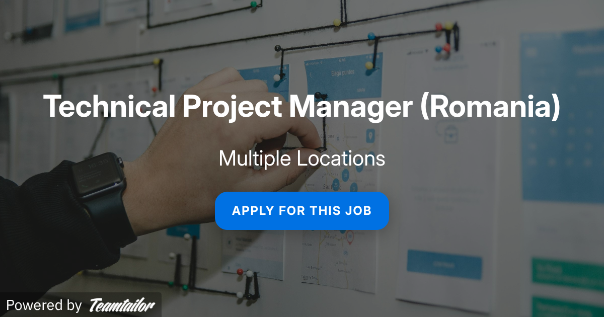 Technical Project Manager (Romania) - Lateral Group