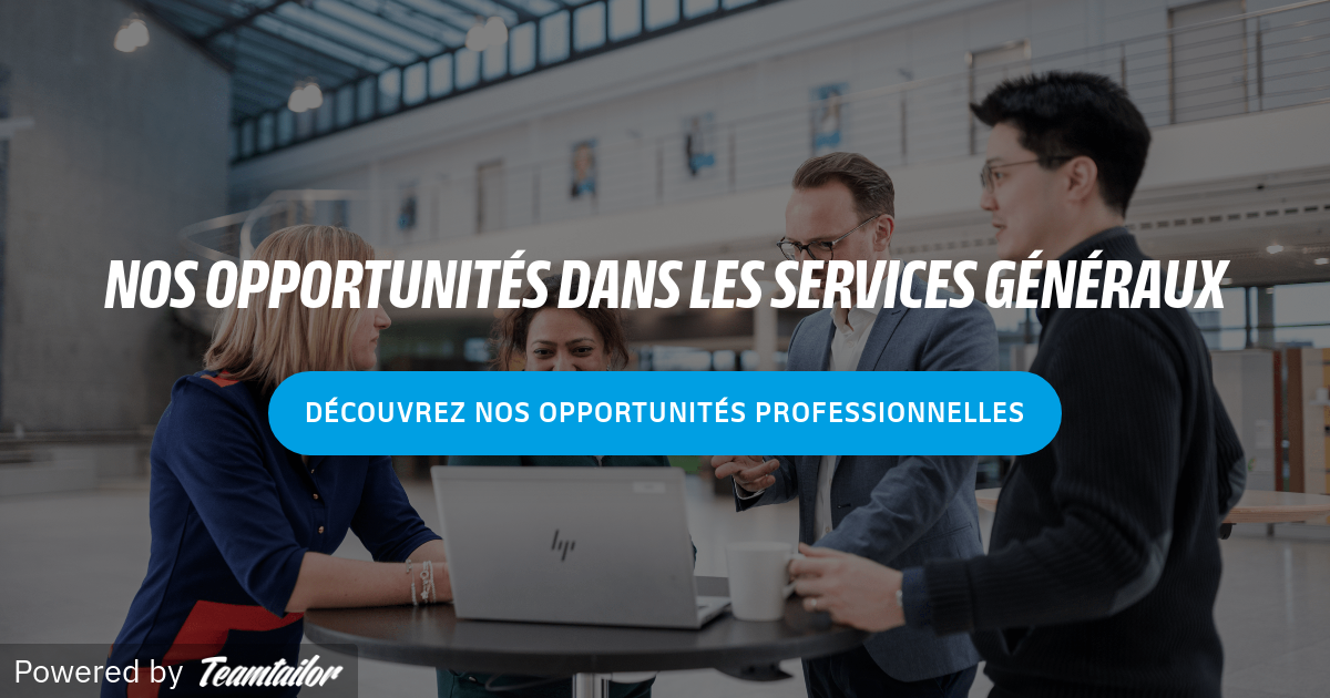 NOS OPPORTUNITÉS DANS LES SERVICES GÉNÉRAUX - Knauf France