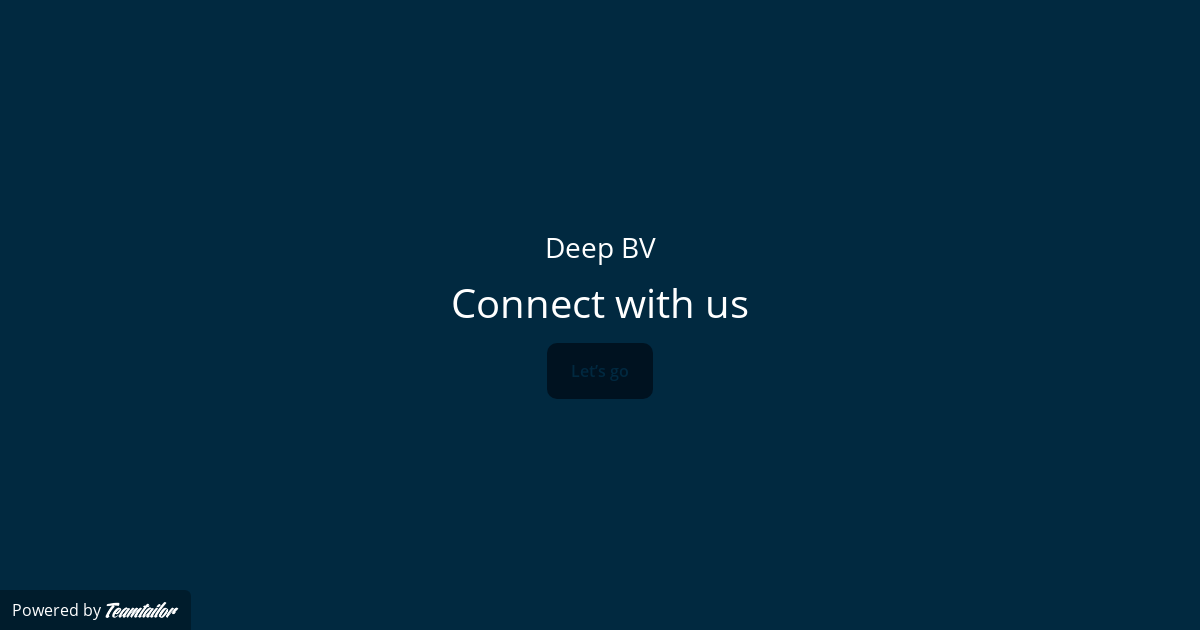 Deep BV – Connect