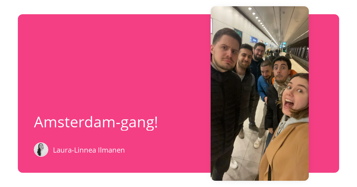 Amsterdam-gang! - Team stories - Teamtailor
