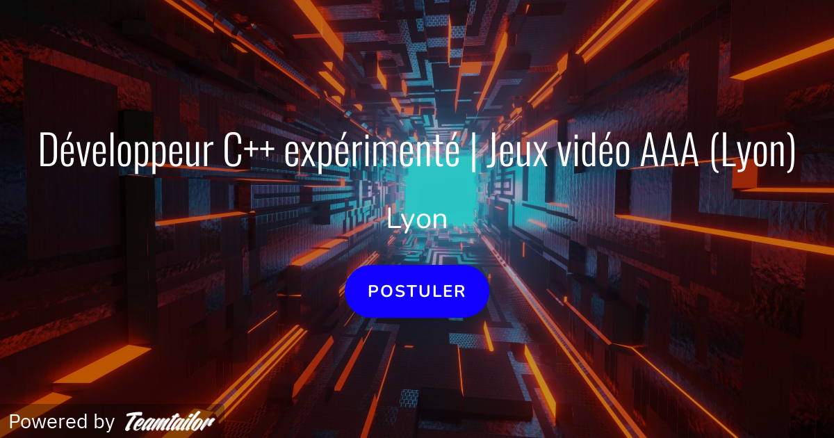 Développeur C++ expérimenté | Jeux vidéo AAA (Lyon) - Octopus IT