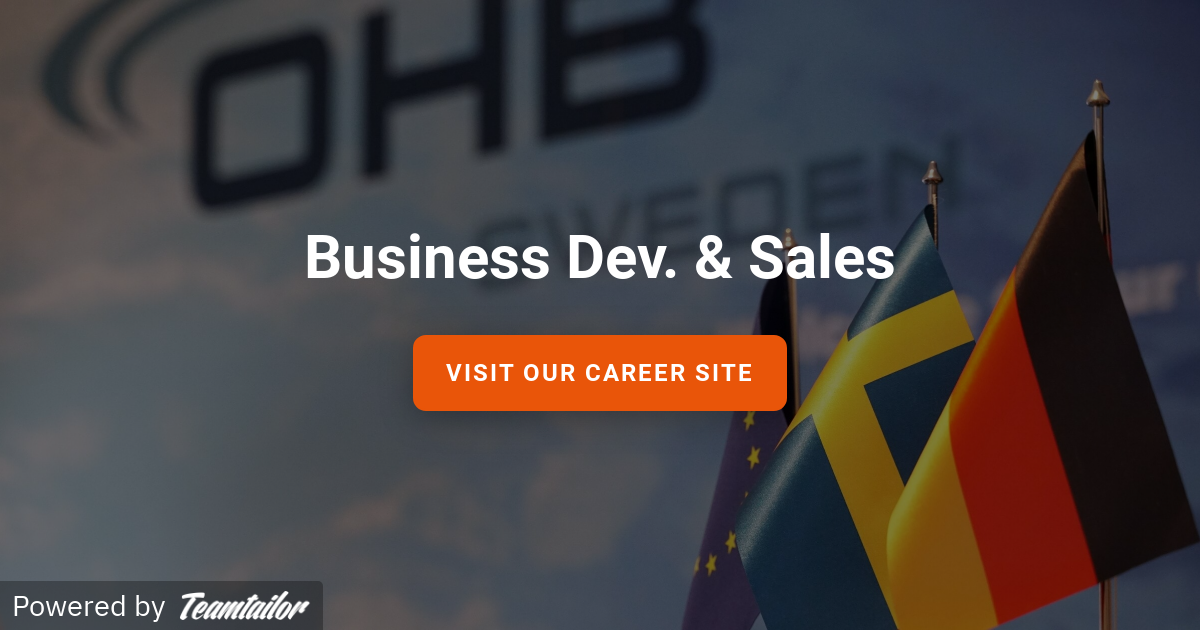 Business Dev. & Sales - OHB Sweden