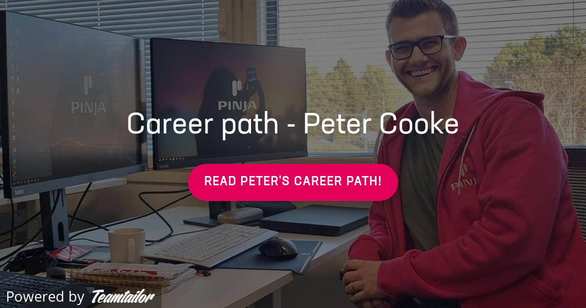Career path - Peter Cooke - Pinja