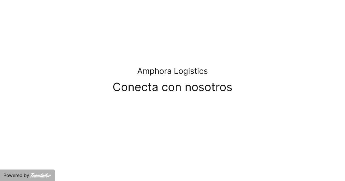 Amphora Logistics – Connect