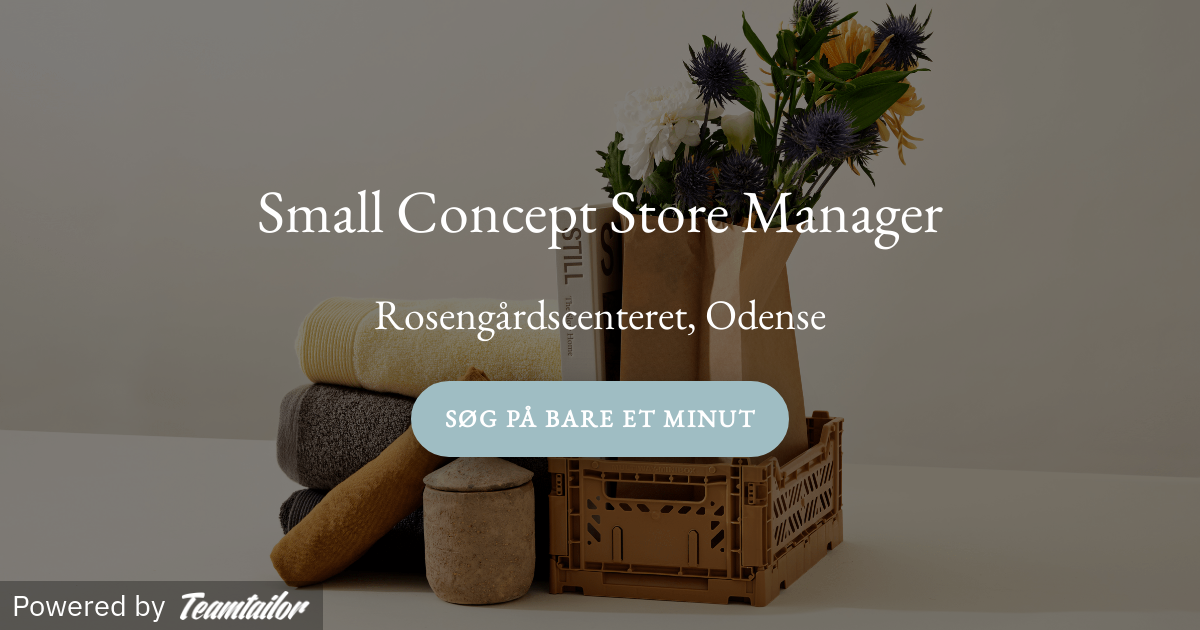 Small Concept Store Manager - Magasin du Nord