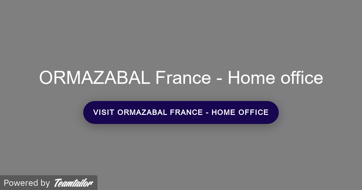 France - Home office - Ormazabal
