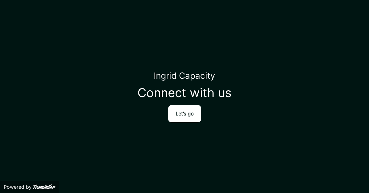 Ingrid Capacity – Connect
