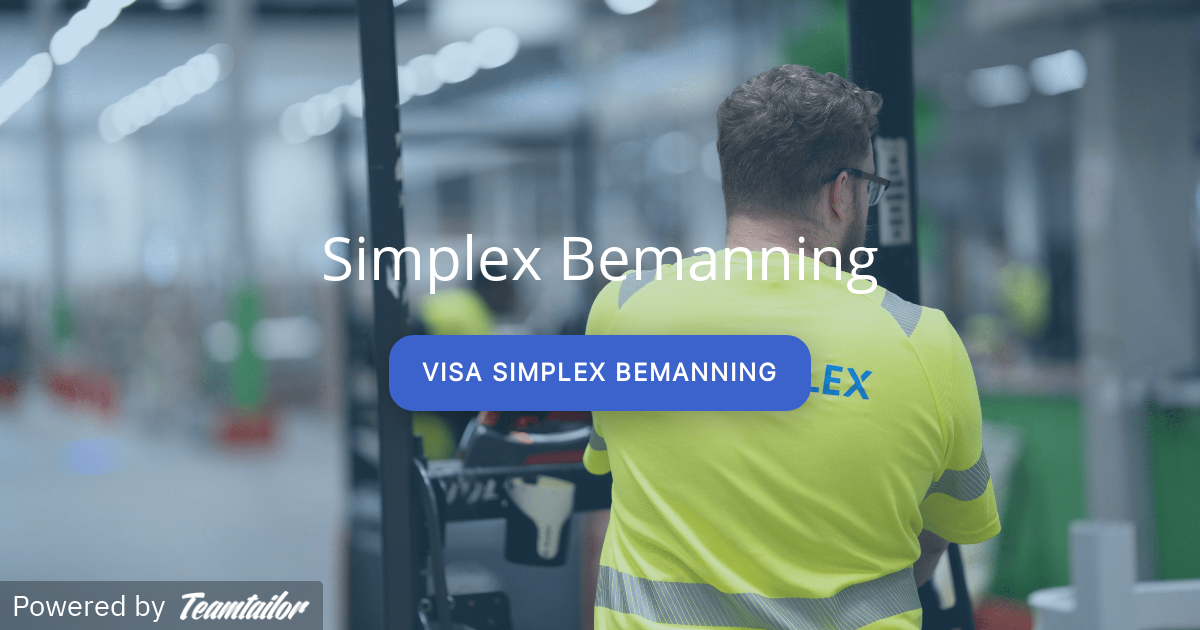 Nya möjligheter väntar på dig - Simplex Bemanning AB