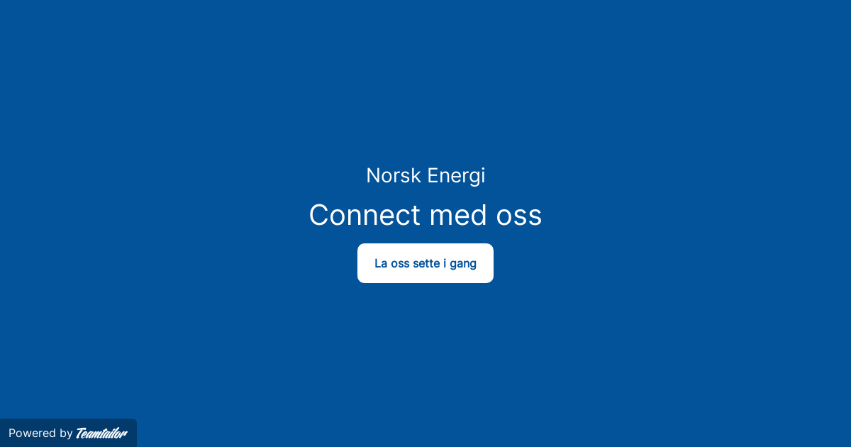 Norsk Energi – Connect