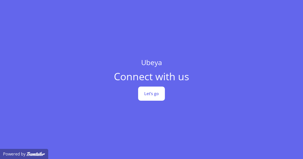 Ubeya – Connect