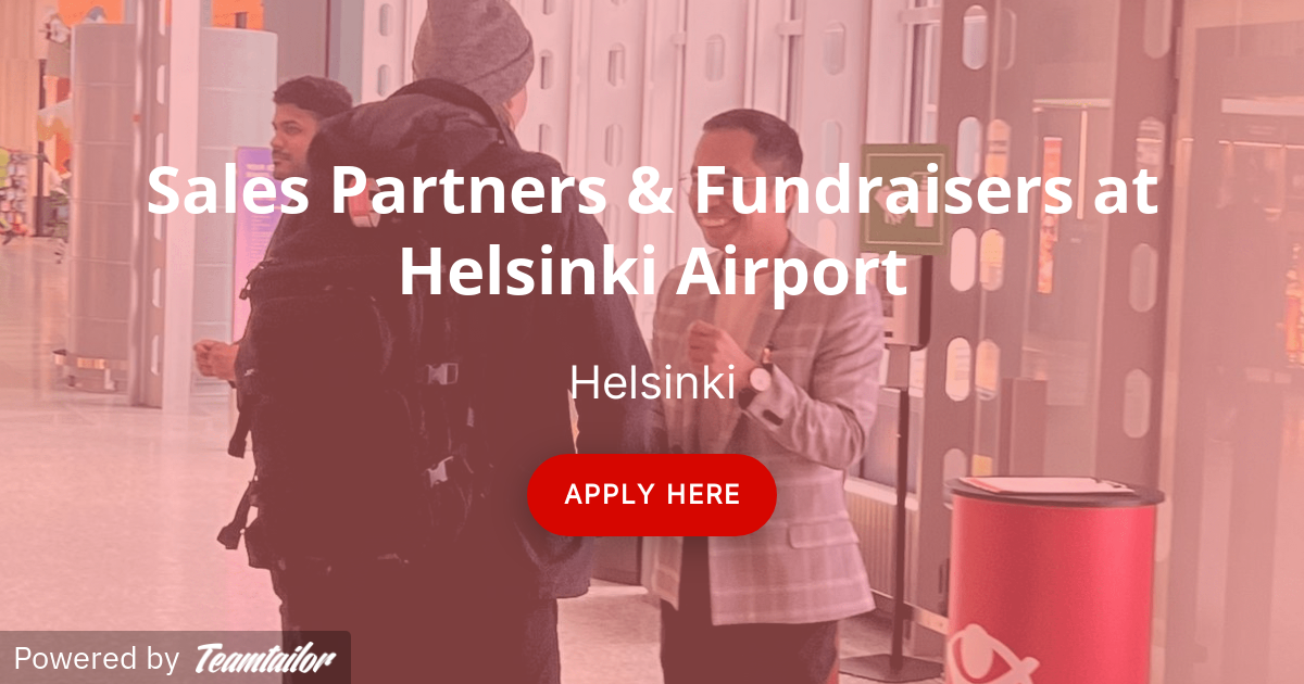 Sales Partners & Fundraisers at Helsinki Airport - LiveRing