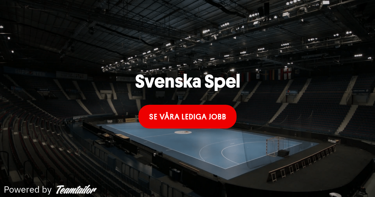 Lediga jobb Svenska Spel - Svenska Spel