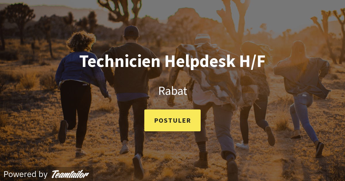 Technicien Helpdesk H/F - Consort Group