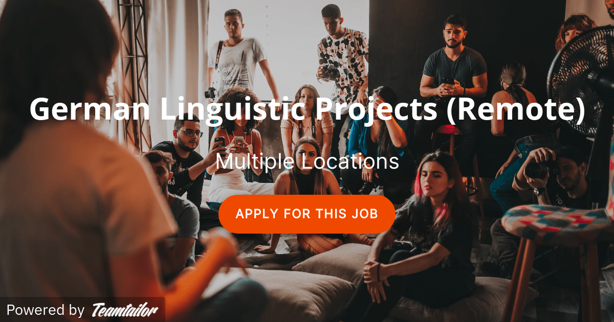 German Linguistic Projects (Remote) - Sigma Group