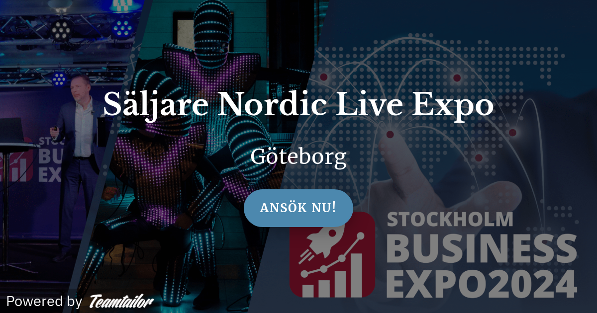 Säljare Nordic Live Expo - Sales Collective