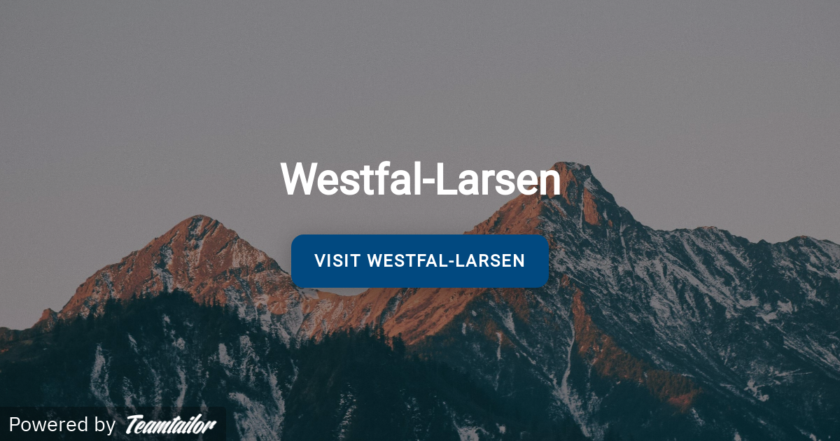 Welcome to Westfal-Larsen - Westfal-Larsen