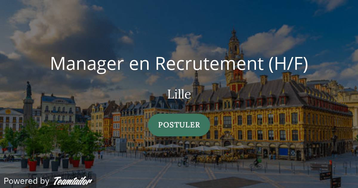 Manager en Recrutement (H/F) - OC AGENCY