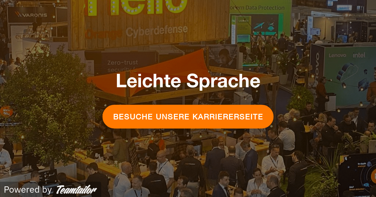 Leichte Sprache - Orange Cyberdefense