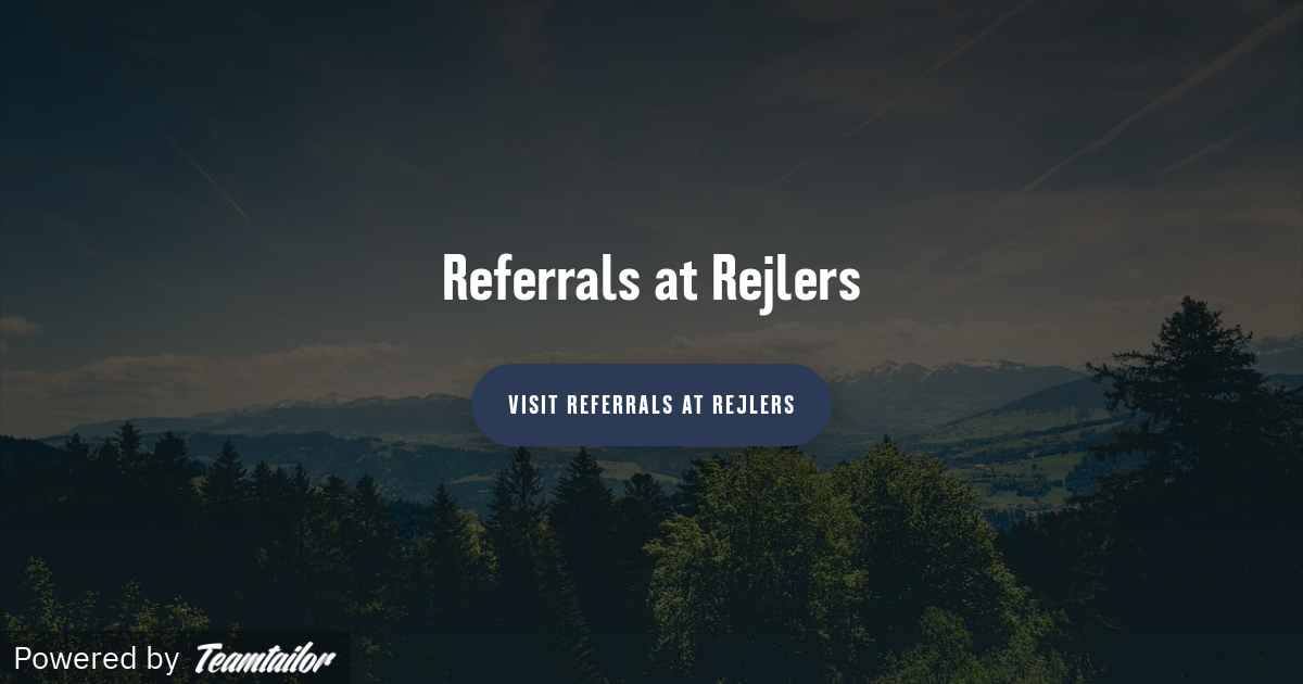Referrals at Rejlers - Rejlers SWEDEN