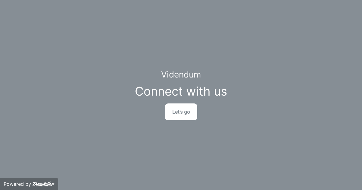 Videndum – Connect