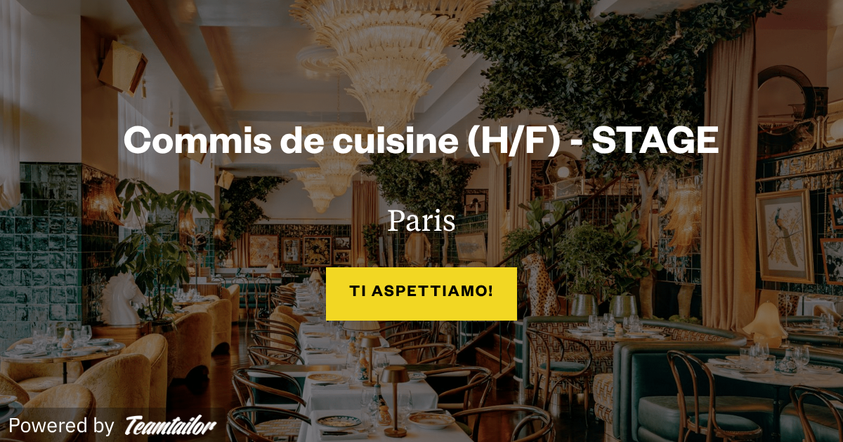 Commis de cuisine (H/F) - STAGE - Big Mamma
