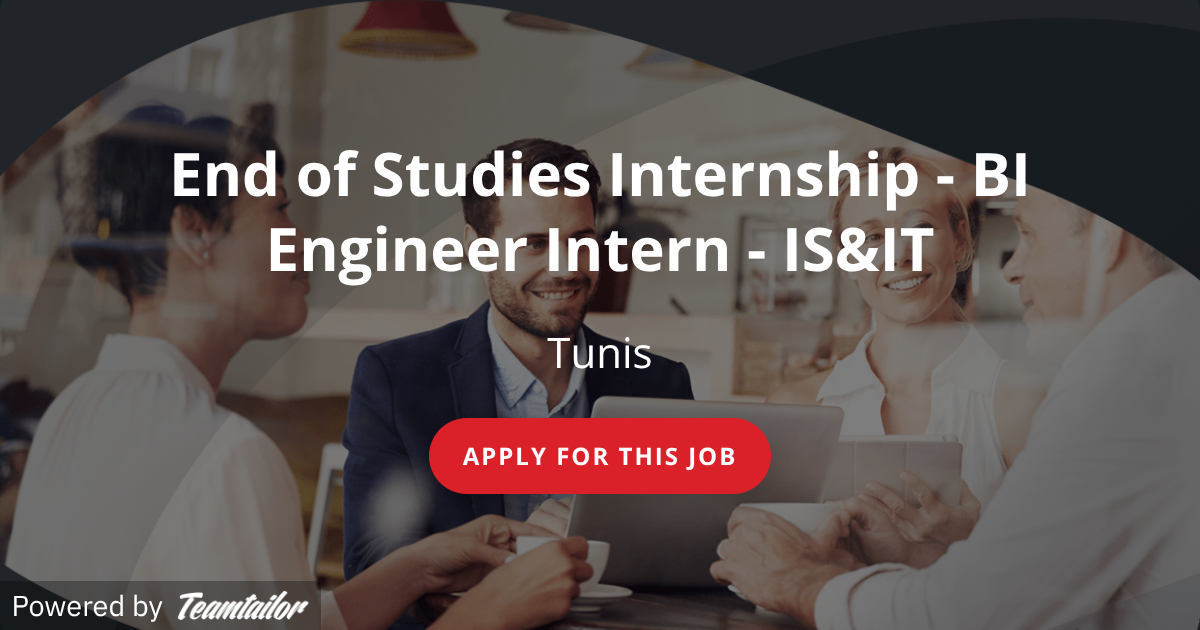 End of Studies Internship - BI Engineer Intern - IS&IT - Medius