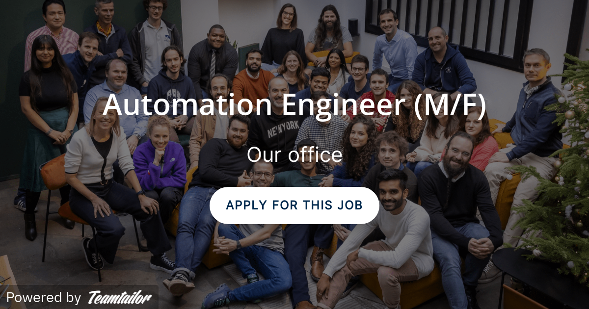 Automation Engineer (M/F) - ThrustMe