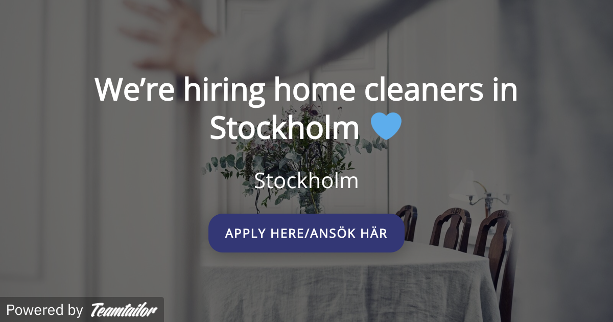 We’re hiring home cleaners – 50% or more guaranteed position available! 💙 - Freska
