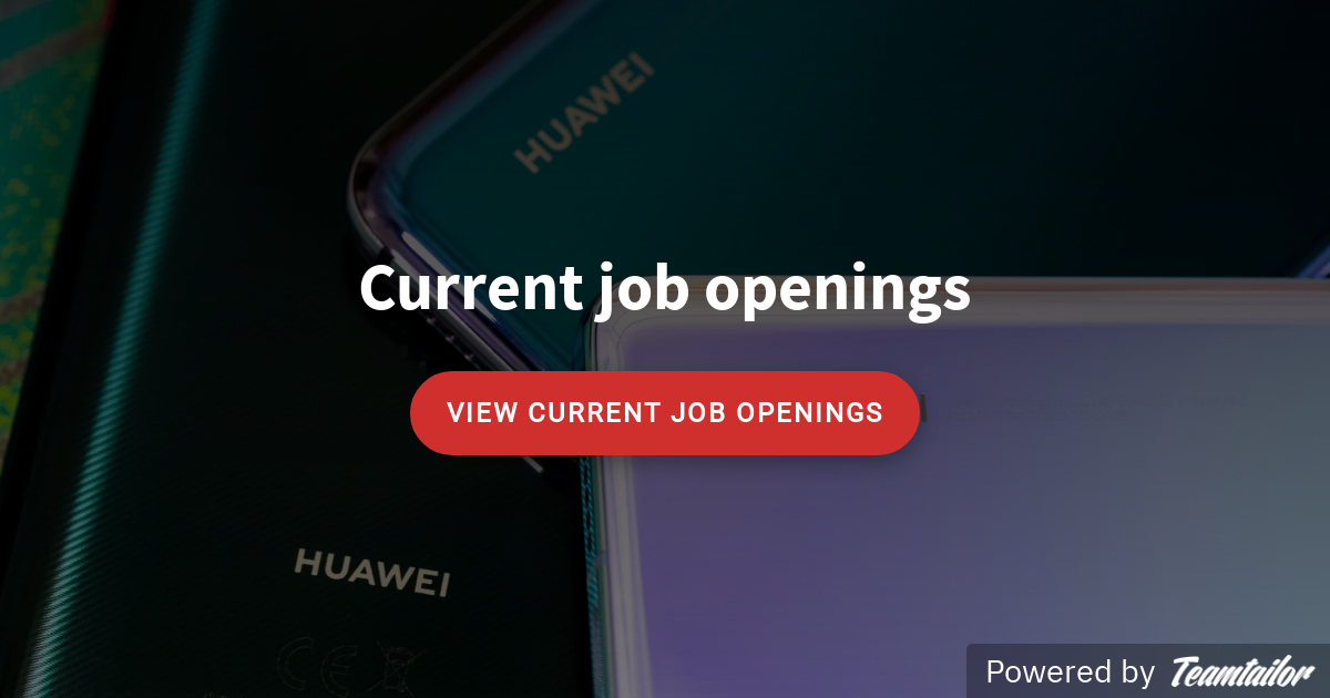 Jobs list - Huawei Sweden