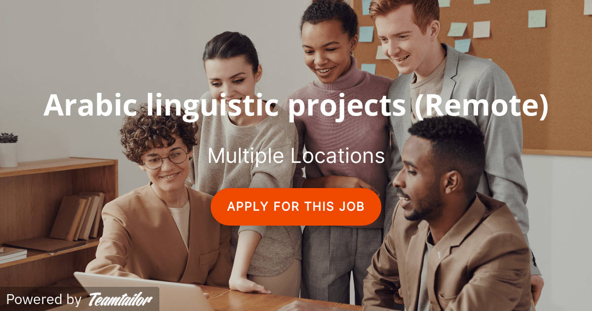 Arabic Linguistic Projects (Remote) - Sigma Group