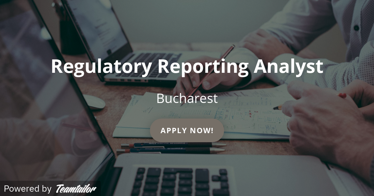 Regulatory Reporting Analyst - Sales Consulting
