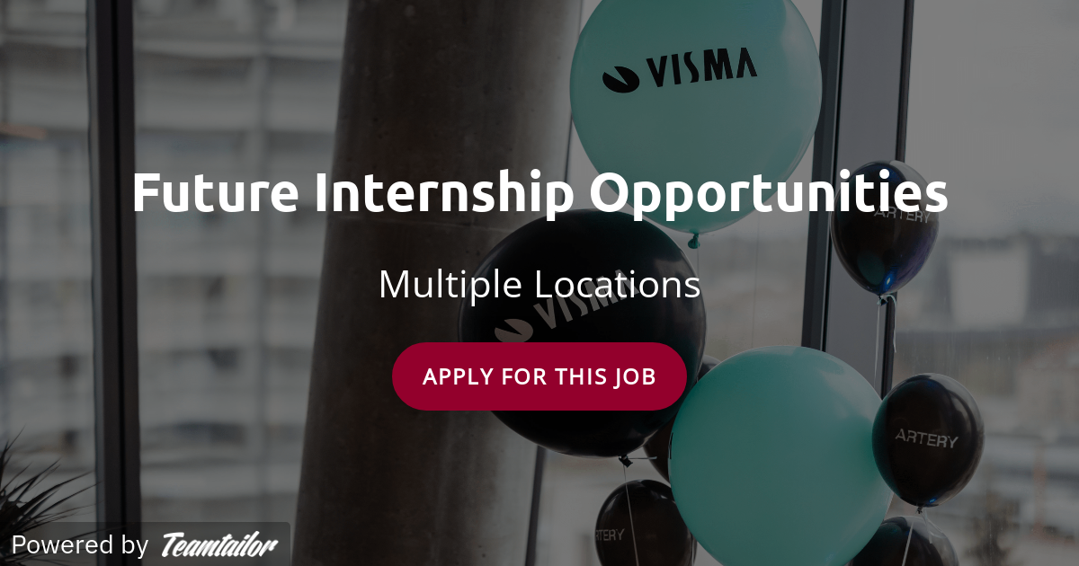 Future Internship Opportunities - Visma